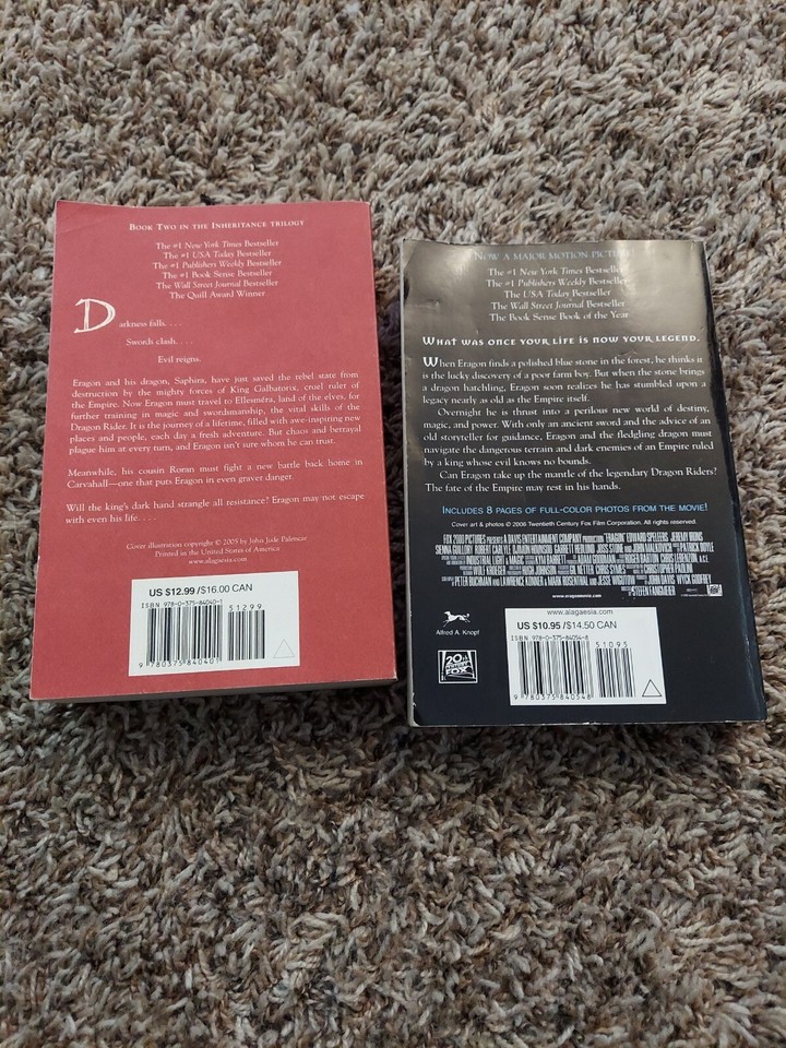 The Inheritance Cycle Ser.: Eragon & Eldest by Christopher Paolini | eBay