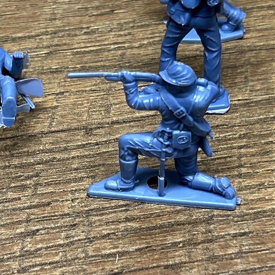 Lot of 40 Vintage MPC US Civil War Soldiers Blue Army Men Figures ...