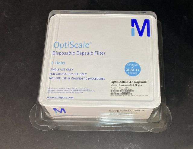 3x Millipore SVGLA47HH3 Optiscale Disposable Capsule Filter for sale ...