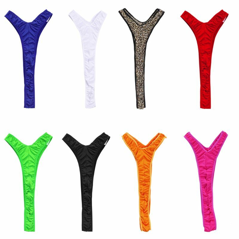 Sexy Men's Borat Mankini Thong Sling Shot Underwear Swimsuit Lingerie ...