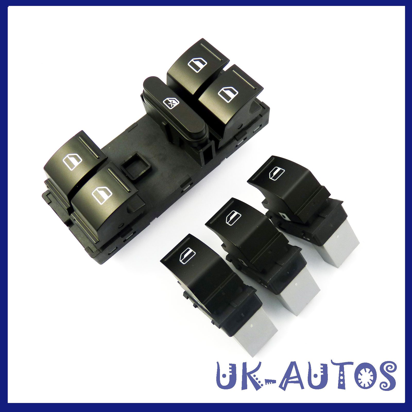 Power Window Switch set For 2006-2010 VW Volkswagen GOLF JETTA PASSAT ...