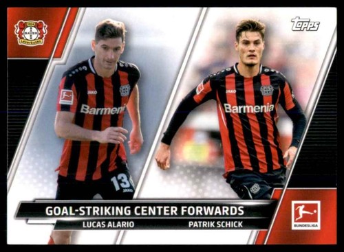 2021 Topps Bundesliga Soccer Card Lucas Alario/Patrik Schick #194 ...