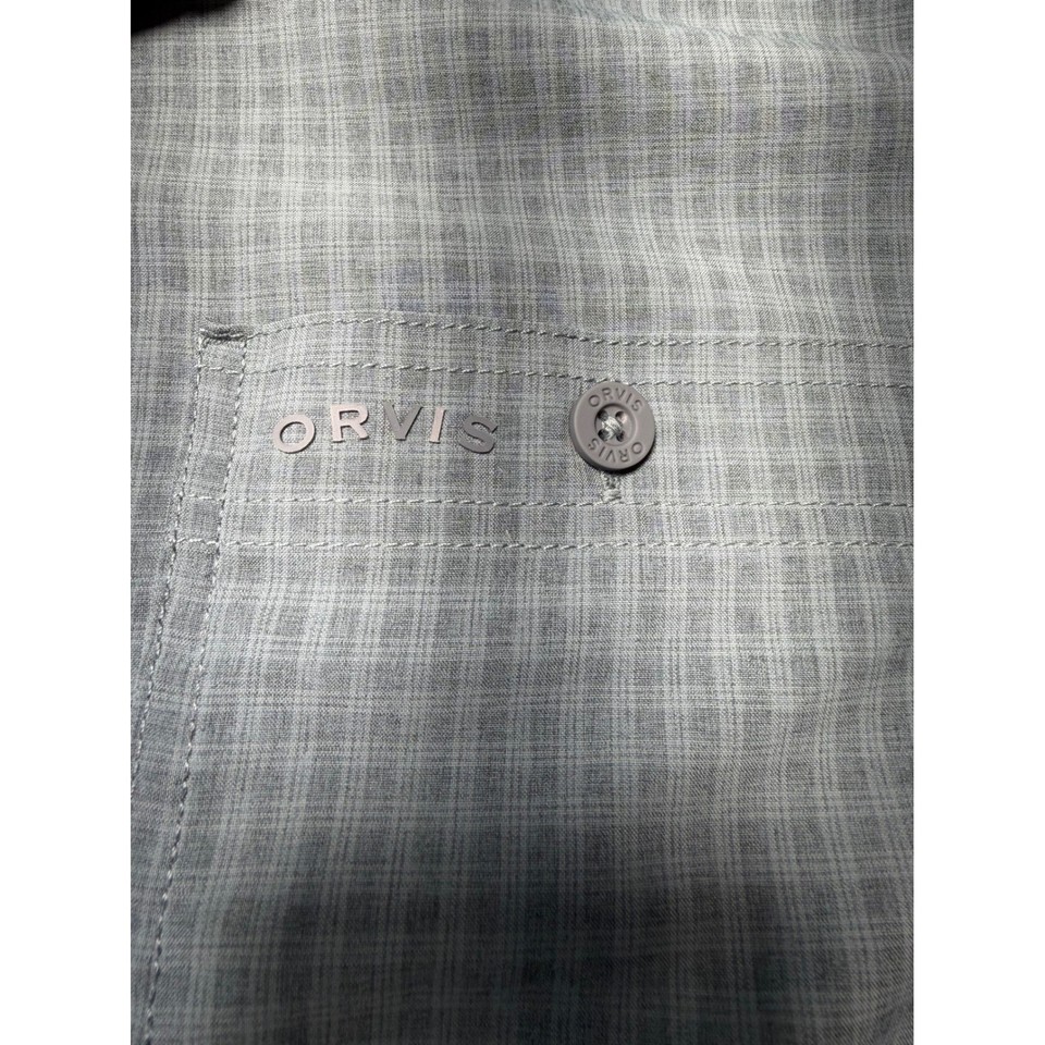 ORVIS Classic Collection Men's L/G Short Sleeve Plaid Button Up Shirt ...