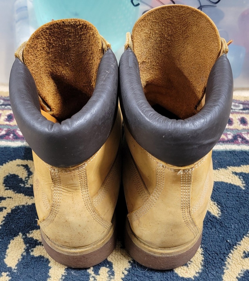 Timberland 6 Inch Basic Boots Men 12 M Wheat Tan Waterproof Timbs ...