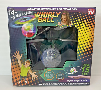 Whirly Ball Flying Toy Super Bright Gravity Defying LED Galaxy New | eBay
