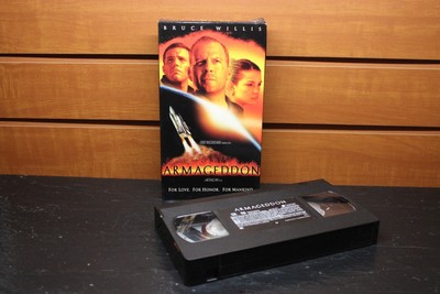 VHS "Armageddon" (1998) Bruce Willis Billy Bob Thornton Liv Tyler Ben ...