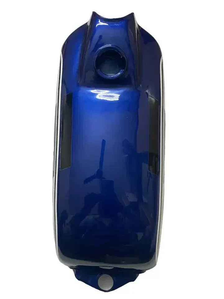 Yamaha DT 175 DT175 Enduro Blue Painted Steel Petrol Tank 1975 to 1977 ...