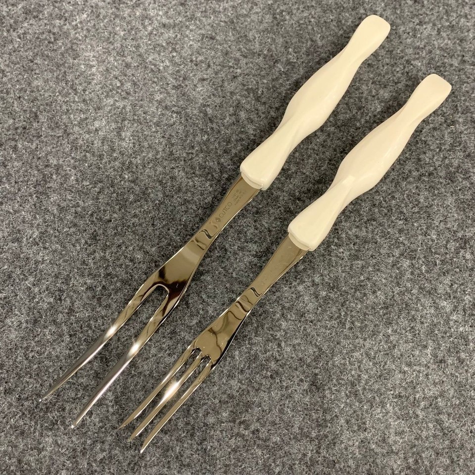 CUTCO 10 Piece Knife/Spreader/Carving & Turning Fork Set, White Pearl ...