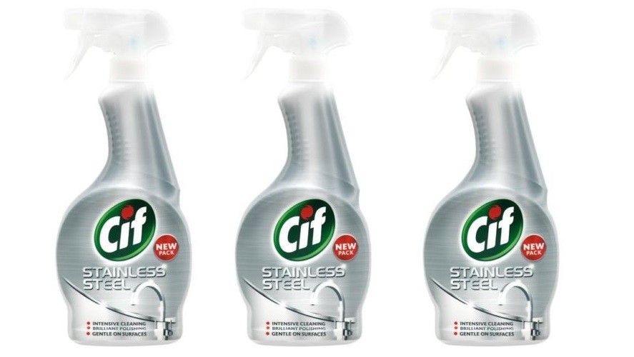 Cif Stainless Steel Cleaner 3 x 450ml Triple Pack Trigger Spray | eBay UK