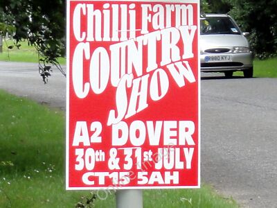 Photo 6x4 Coldred, Chilli Farm Country Show, Placard c2011 | eBay UK