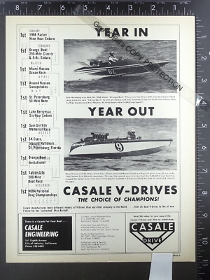 1966 AD for Casale V Drive, Nordskog, Rudy Ramos Ed Olson Rayson Craft ...