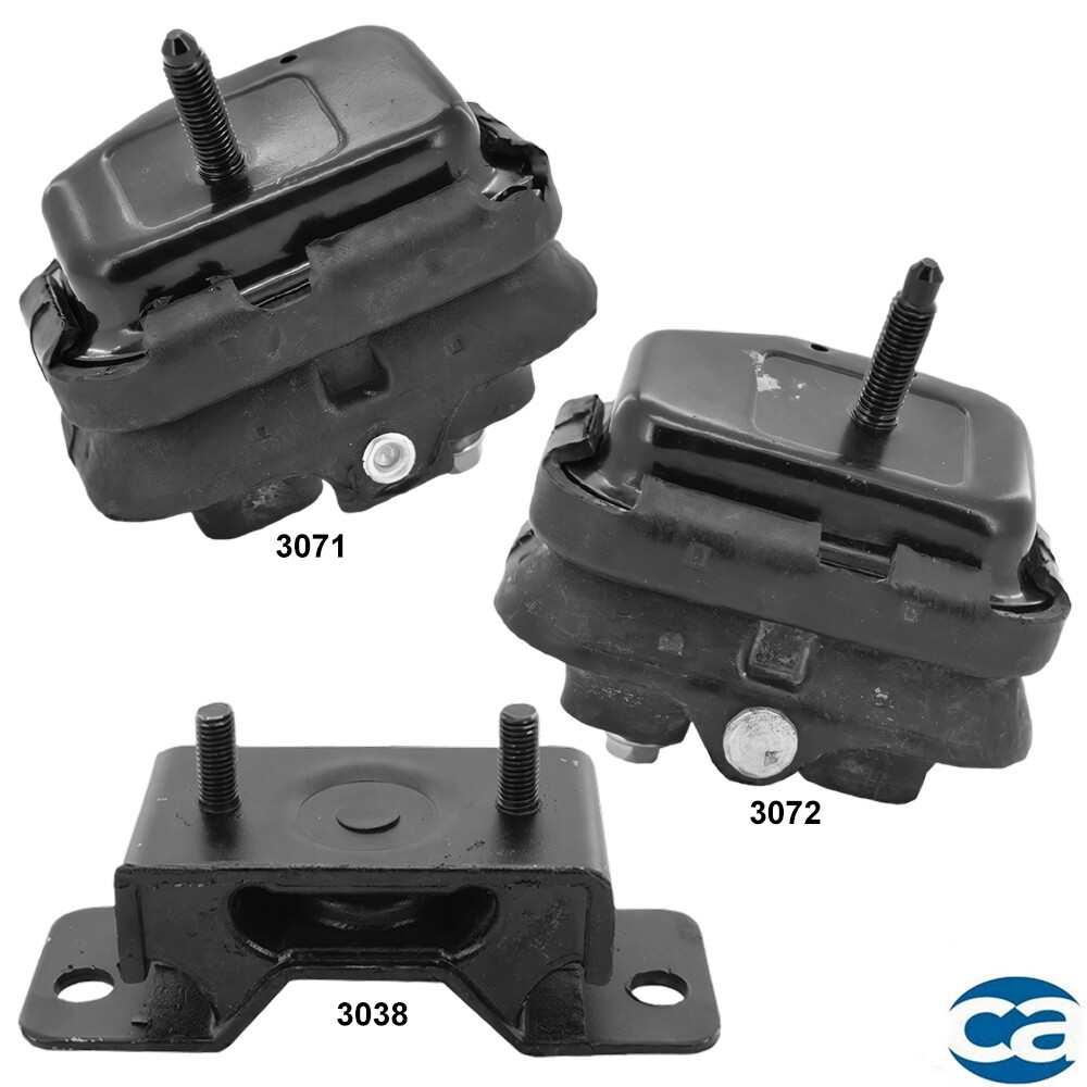 Engine Motor Mounts & Automatic Trans Mount 3PCS for Lincoln Town Car ...