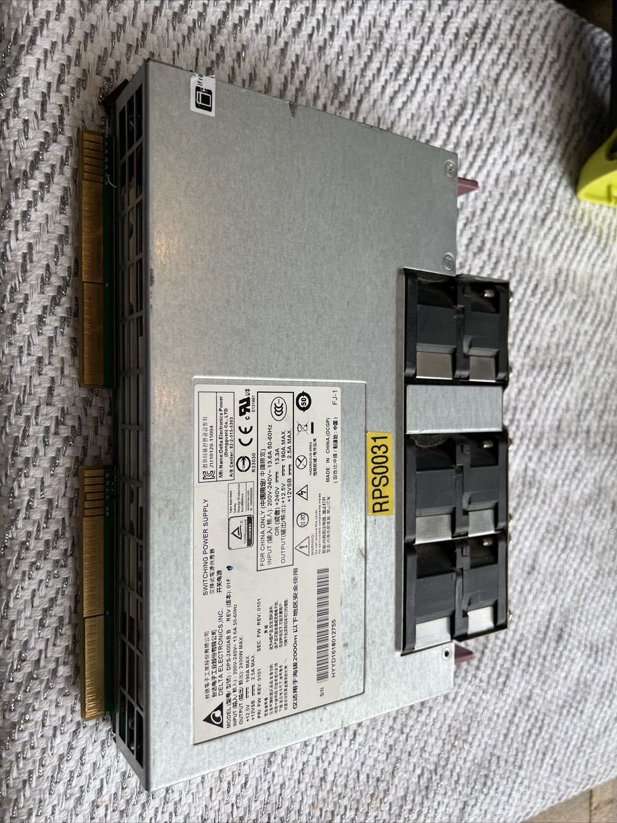 Delta Electronic 2400W PSU Power Supply DPS-2400AB A | eBay