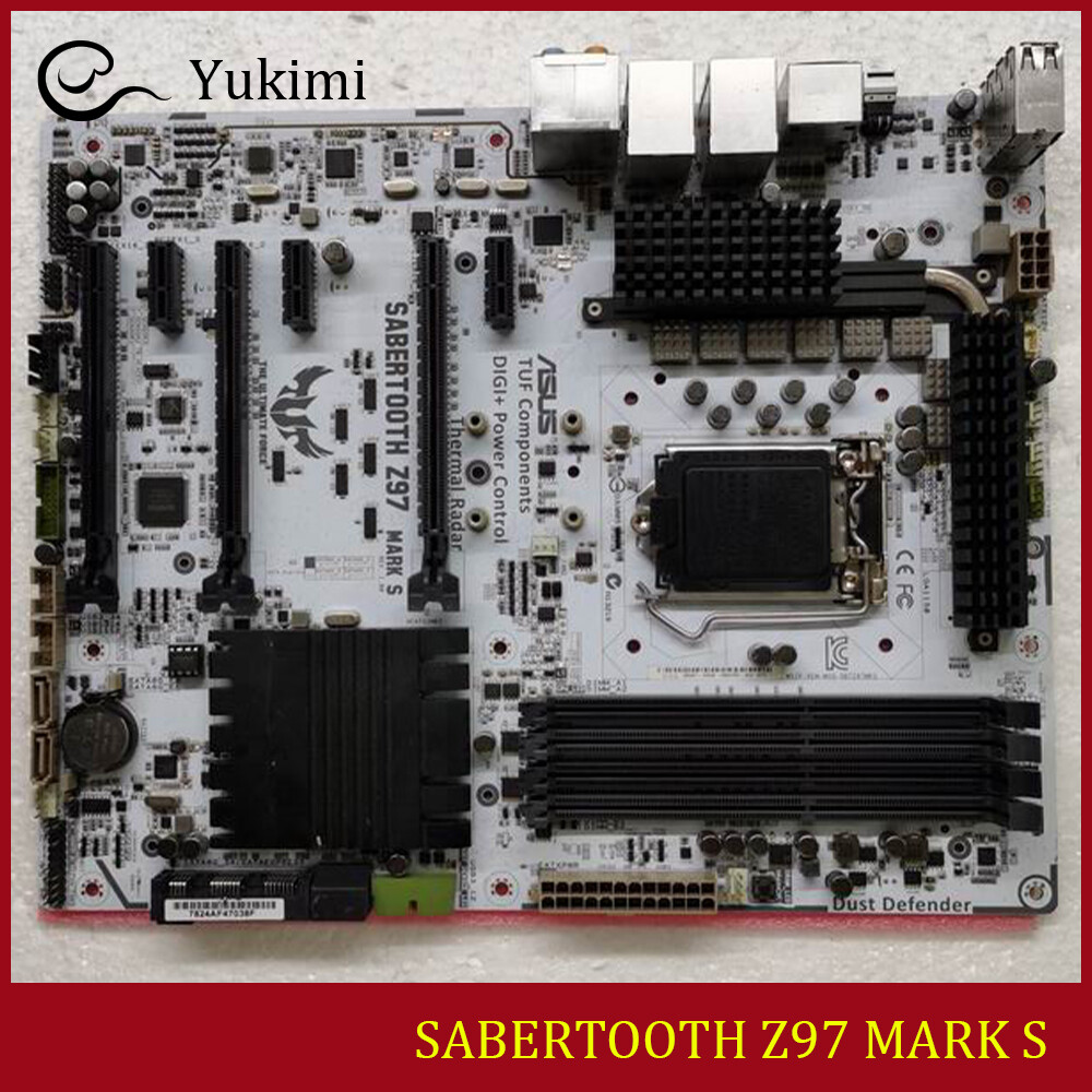FOR ASUS SABERTOOTH Z97 MARK S 32GB HDMI LGA 1150 DDR3 ATX Motherboard ...