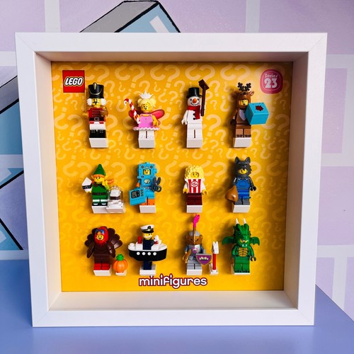 Cornice Vetrina Display Case adatta per Lego Minifigures 71034 SERIE 23 ...