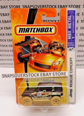 2007 MATCHBOX BLACK JEEP RESCUE CONCEPT, MBX METAL SERIES, MBX #67 ...