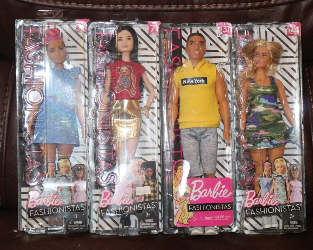 Mattel Barbie Fashionistas Doll 71 Teddy Bear Flair Fbr37 FJF36 for ...