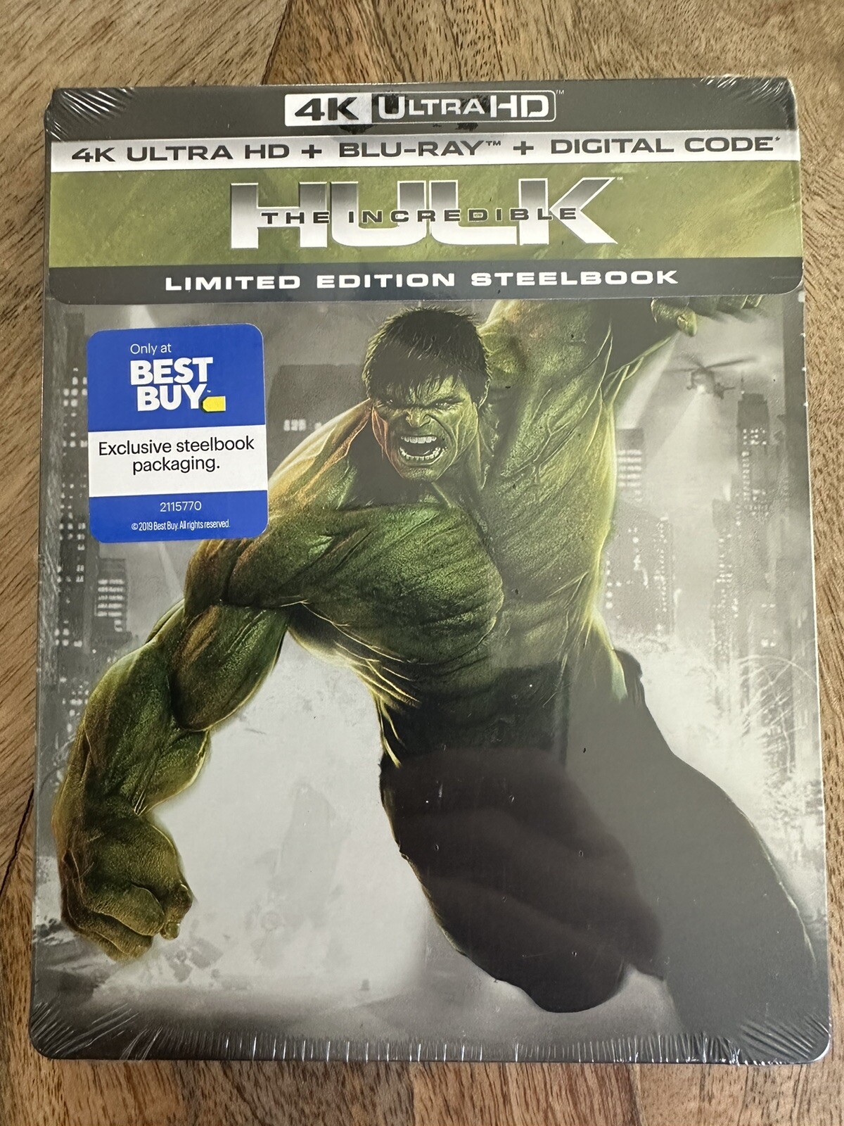 The Incredible Hulk (Steelbook, 4K Ultra HD Blu-ray, 2008) Best Buy ...