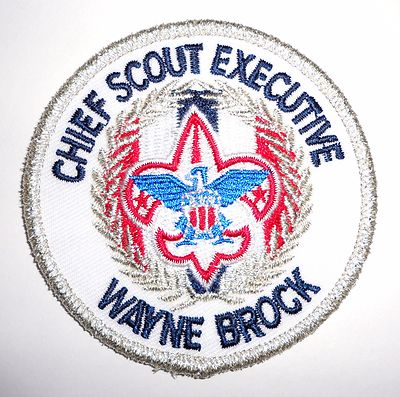 Boy Scouts of America Chief Scout Executive Patch - Wayne Brock | eBay