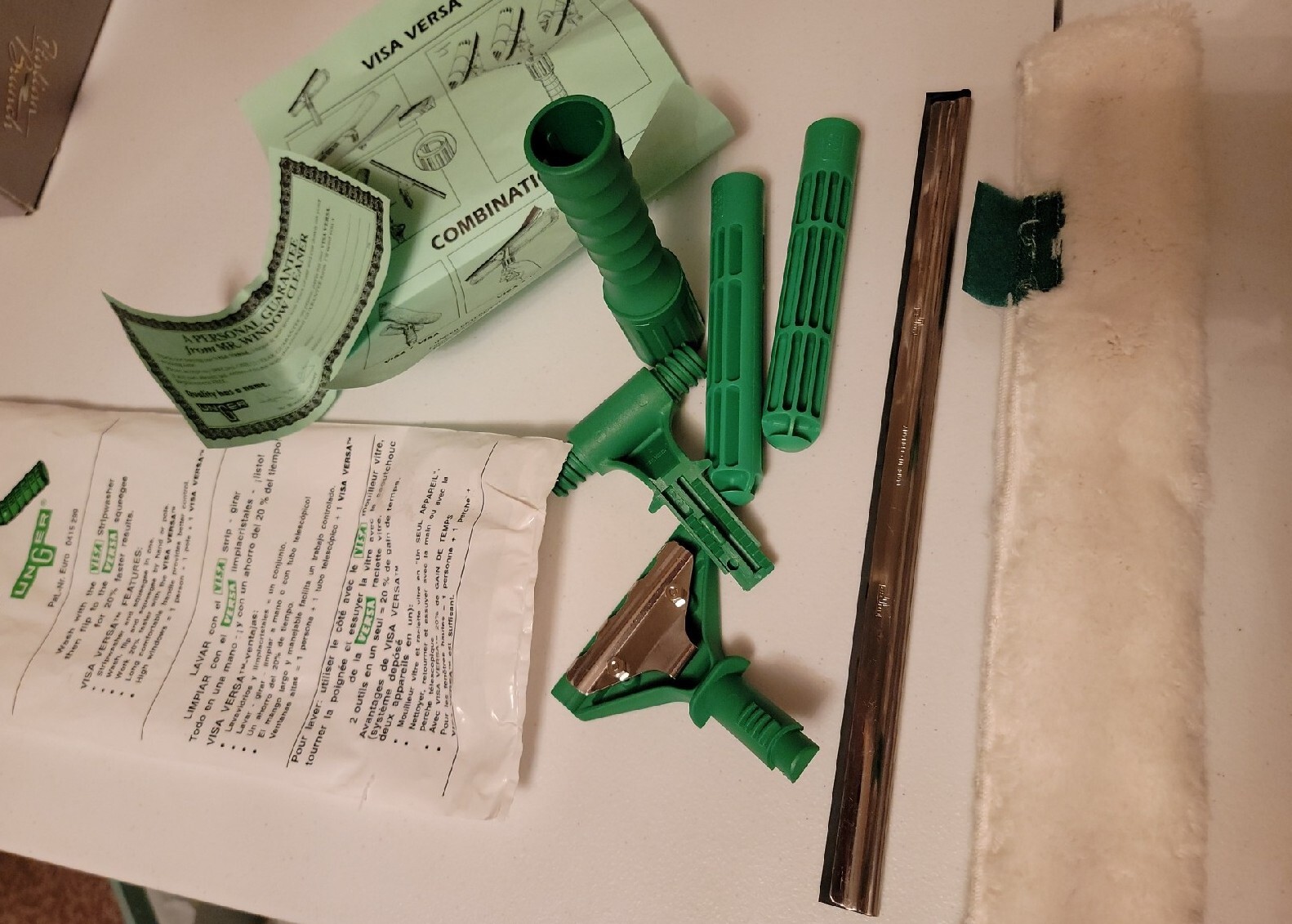 Unger Visa Versa Squeegee 14'' Strip Washer for sale online | eBay