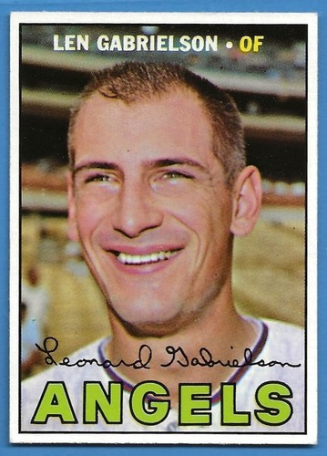 1967 TOPPS #469 LEN GABRIELSON EX-MINT EXMT CENTERED NICE! | eBay