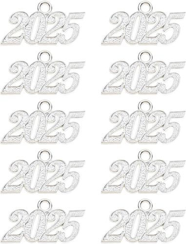 32X18Mm Alloy 2025 Year Charms Graduation Decor 2025 Signet Charms ...
