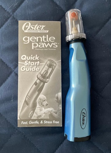 Oster Pet Gentle Paws Nail Grinder Premium 2 Speed Trimmer Dogs & Cats ...