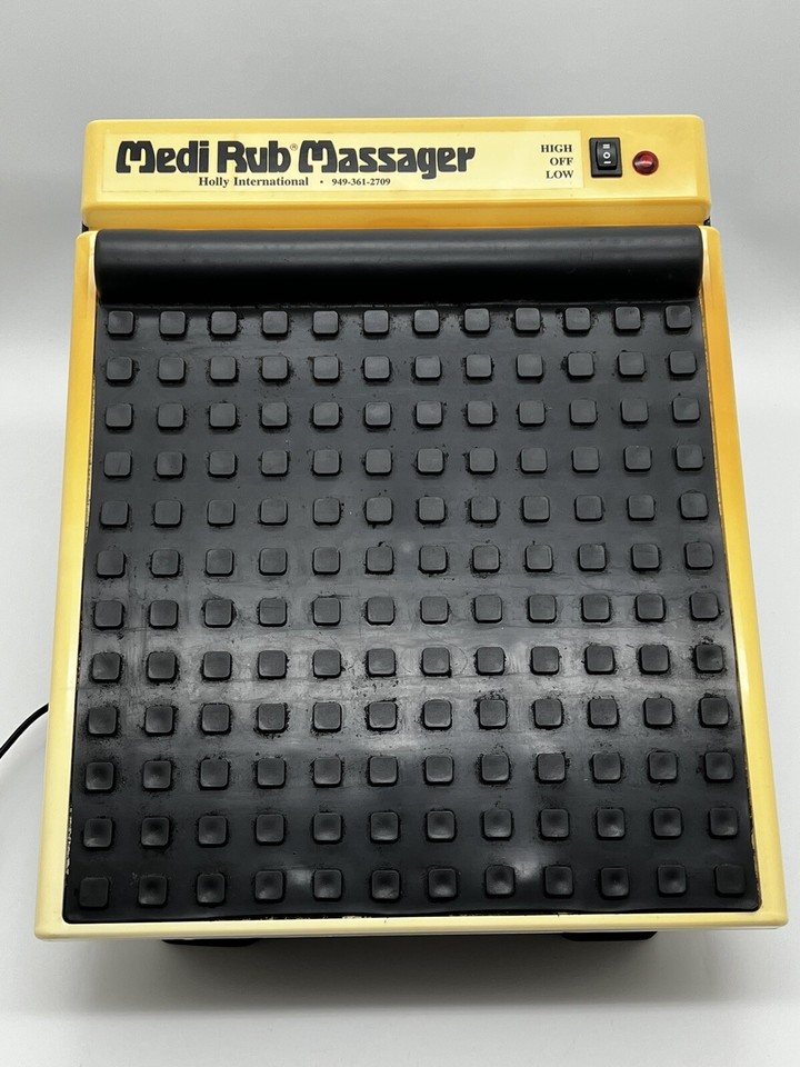 Vintage MEDI-RUB MASSAGER 2 Speed Vibrating Foot Massager Holly ...