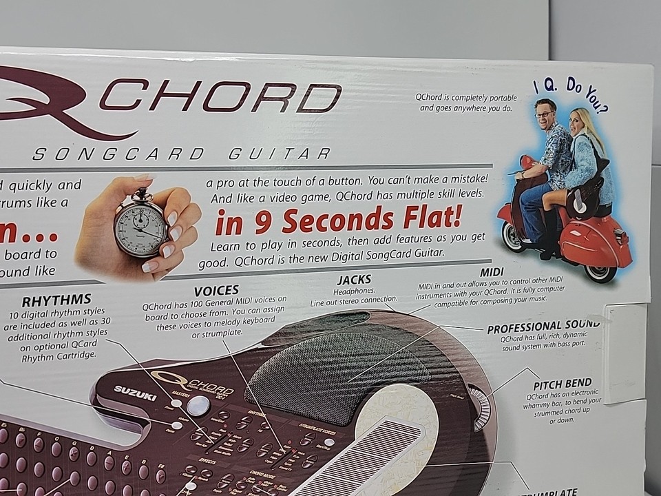 Suzuki QChord QC-1 Digital Keyboard Guitar Electronic Synthesizer NO ...