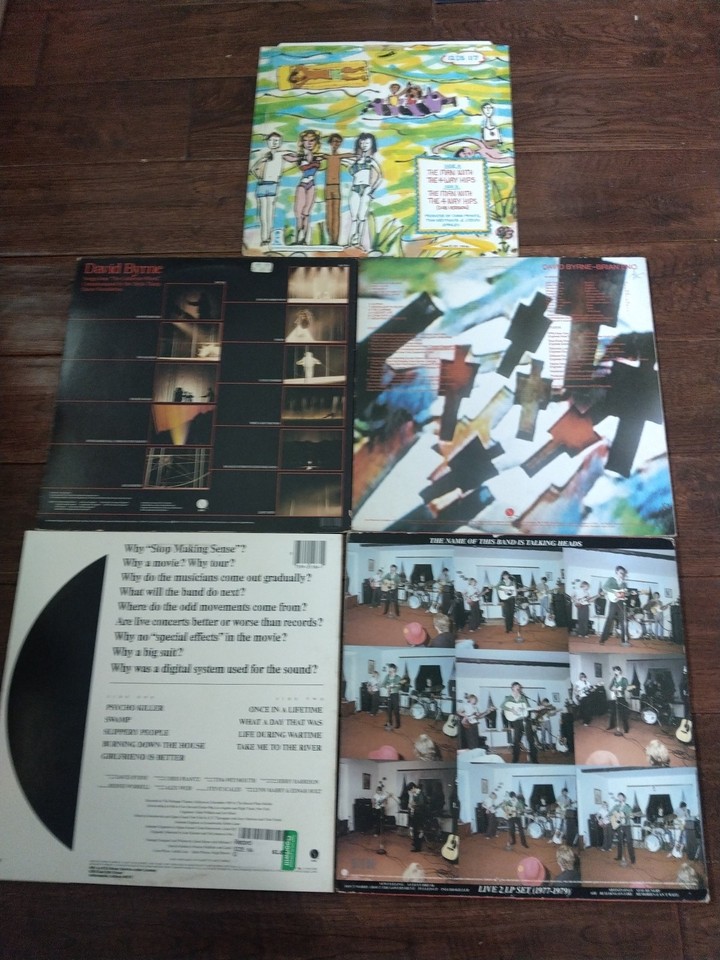 Talking Heads Lp Lot Rare Brian Eno Tom Tom Club Name Of This Band ...