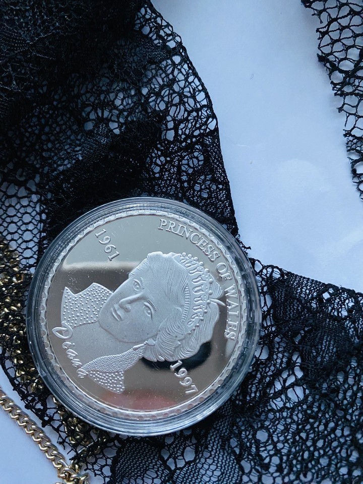 Princess Diana lady coin silver colour protective capsule | eBay