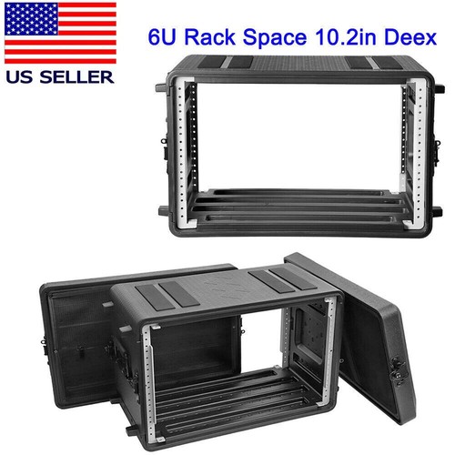 6U Rack Case, Watertight Dust-Proof Shock Mount Racks w/Microphone ...