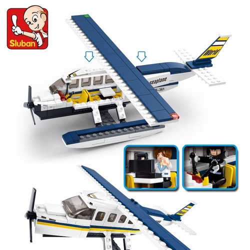 Building Blocks Sluban B0361 Aviation Z Seaplane 214 Pcs | eBay Australia