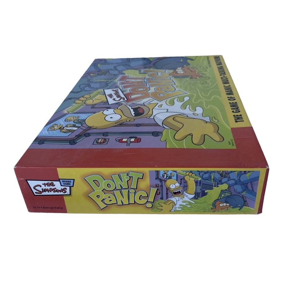 The Simpsons Don't Panic Board Game Complete 20th Century Fox 2005 | eBay