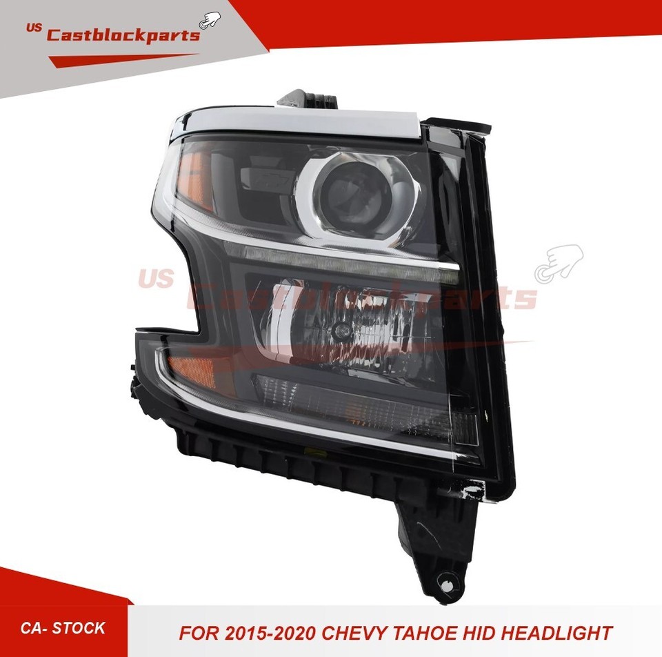 Headlight Assembly For 2015-2020 Chevy Tahoe Right Passenger Side HID ...