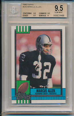 1990 Topps Marcus Allen (HOF) (#289) BGS9.5 BGS | eBay