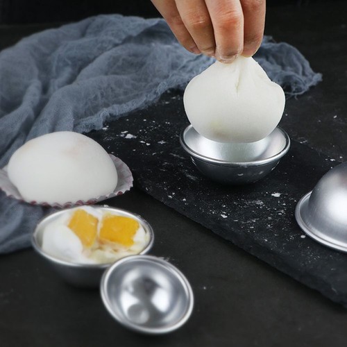 Dessert Bomb Mold Mochi Mold Cake Pastry Mould 3D Aluminum Ball ...