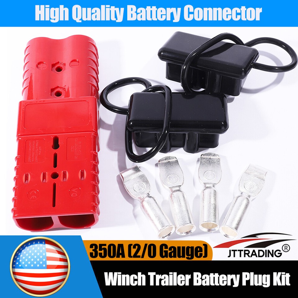 350A Battery Quick Connect/Disconnect Connector 12V Wire Harness Plug ...