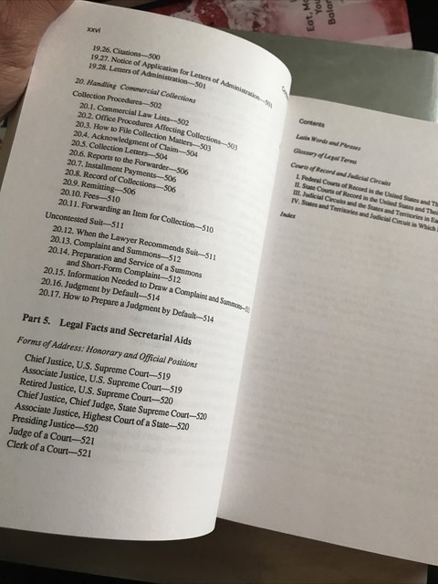 Legal Secretary's Complete Handbook by Mary A. De Vries (1992 ...