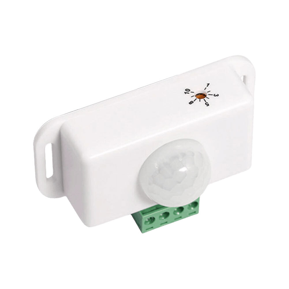 DC 12V 24V 6A PIR Motion Sensor Switch Automatic Adjust for LED Strip ...