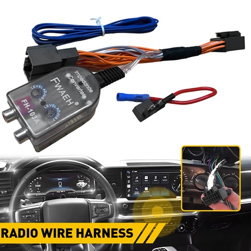 Add Amplifier Stereo Radio Subwoofer Harness Wire Adapter For Chevy GMC ...