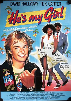 He's My Girl German movie poster T.K. Carter, David Hallyday, Misha McK ...