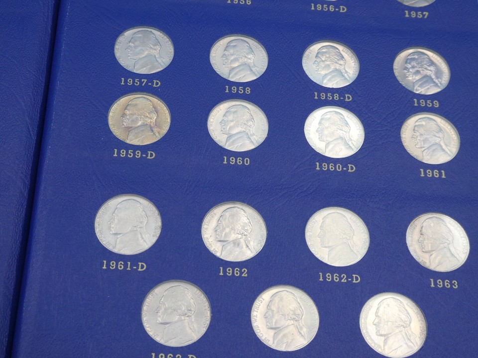 Jefferson Nickels Collection 1938-1964 COMPLETE SET (71coins) War Time ...