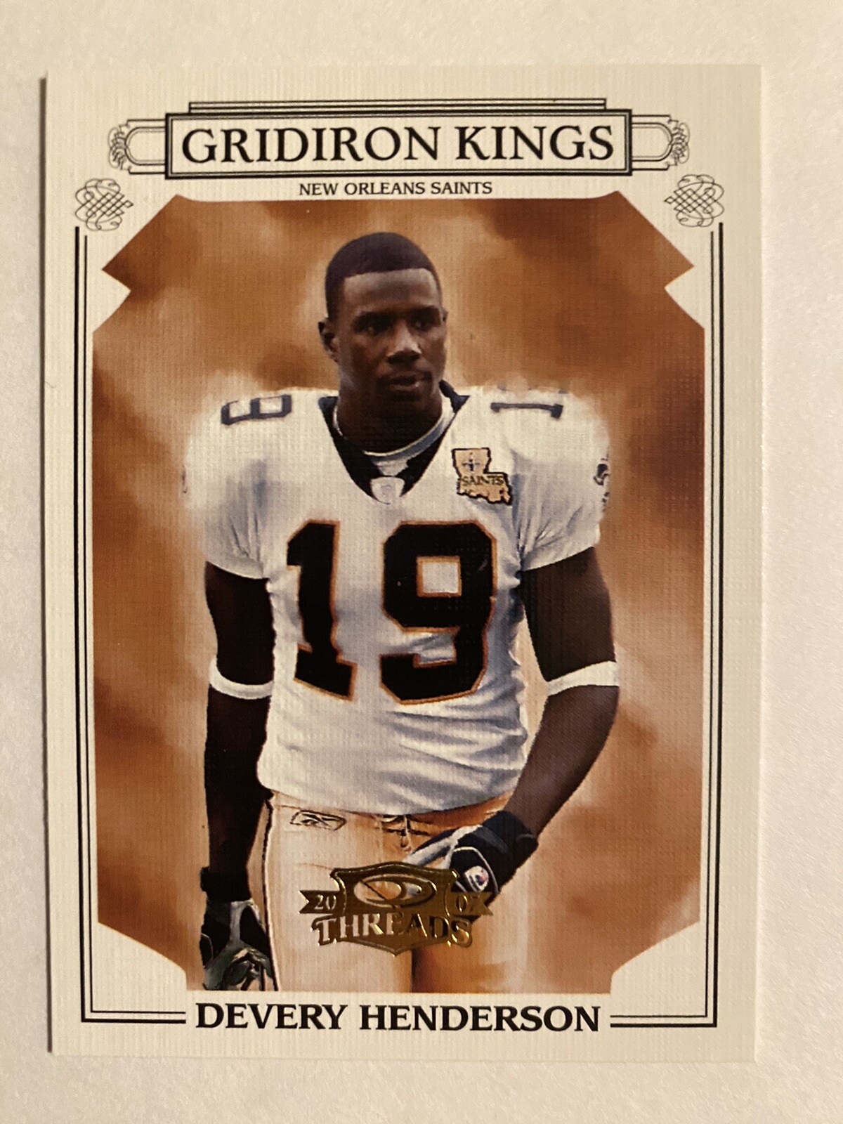 2007 Donruss Threads - Pro Gridiron Kings #PGK-14 Devery Henderson for ...