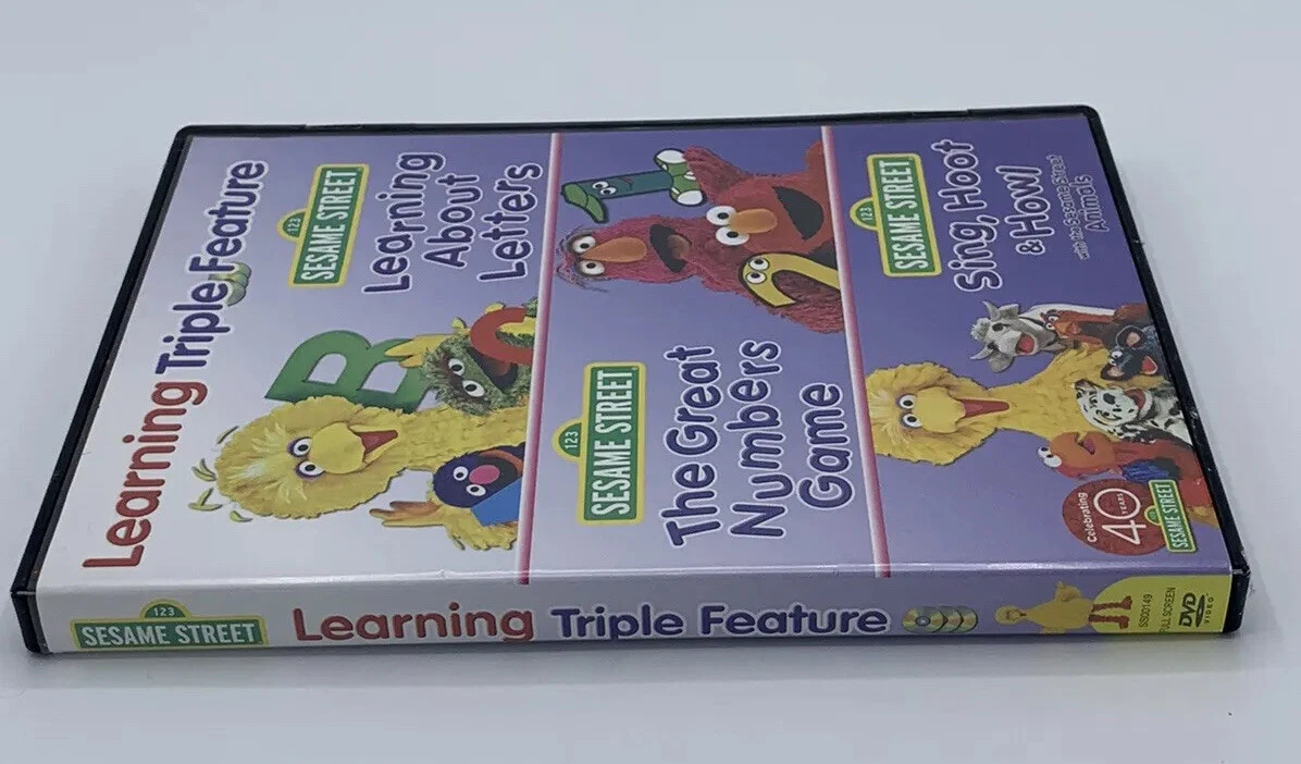 Sesame Street Learning About Letters Dvd Ebay