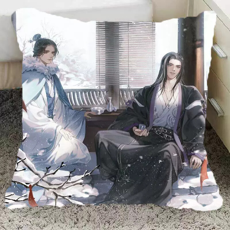 Shan he Jian Xin Yan Wushi Shen qiao Qian qiu Pillow Cushion 40*40cm ...