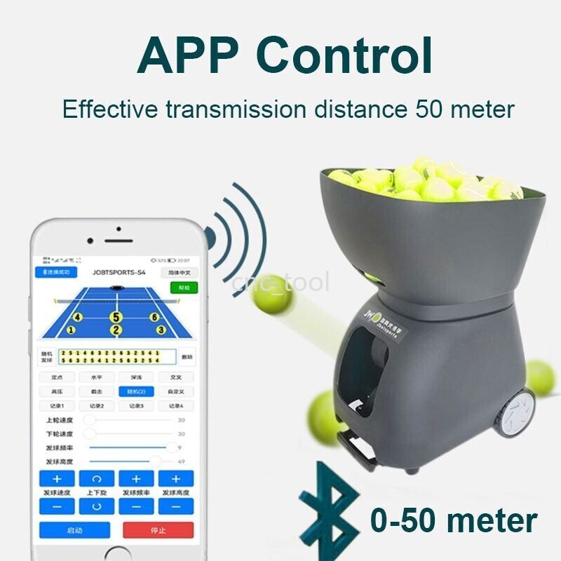 Portable Tennis Automatic Serve Machine Tennis Ball Launcher Robot ...