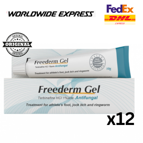 12x 10g FREEDERM Antifungal Lotion/Gel for Athlete Foot Itchy & Smelly ...