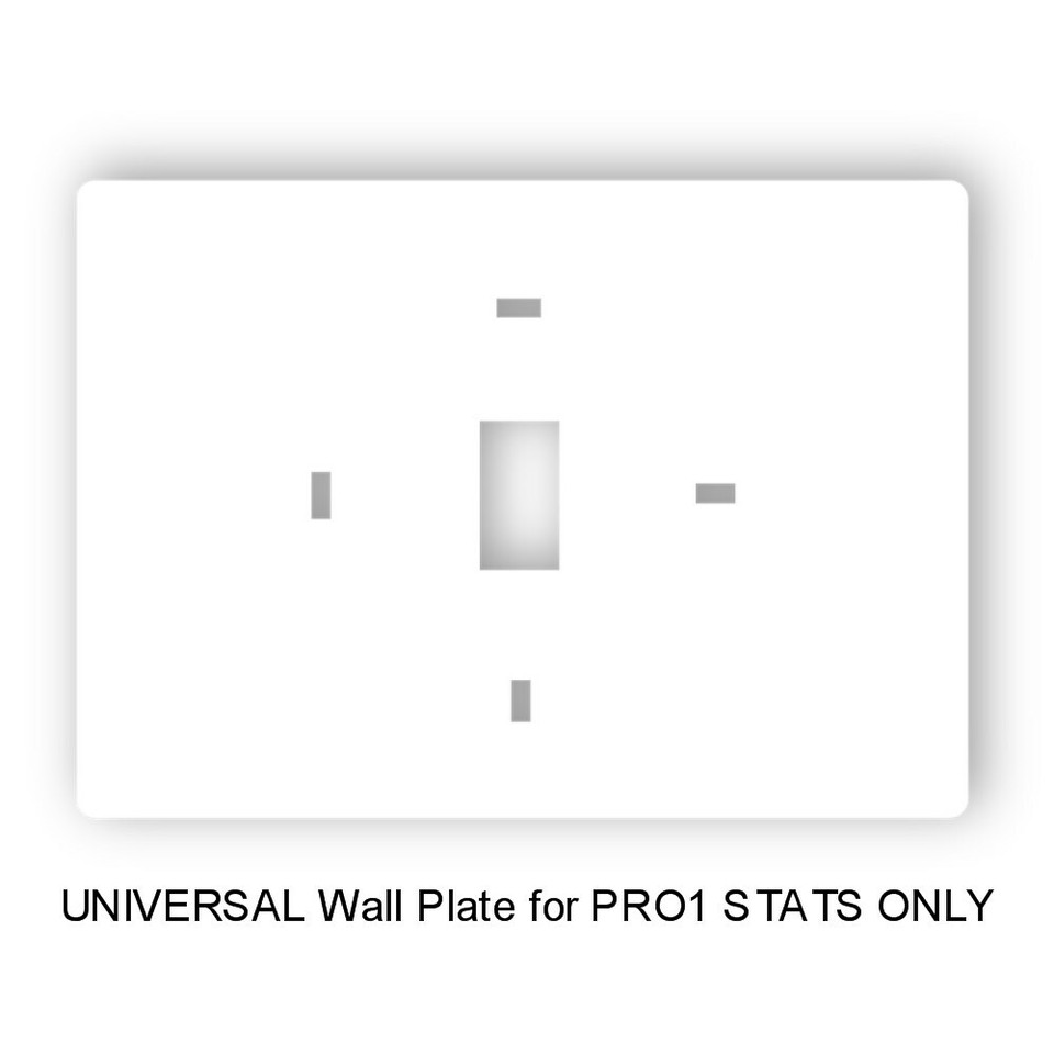 PRO1 / PRO1IAQ T119 Universal PRO-1 Wall Plate Thermostat Goof Plate ...