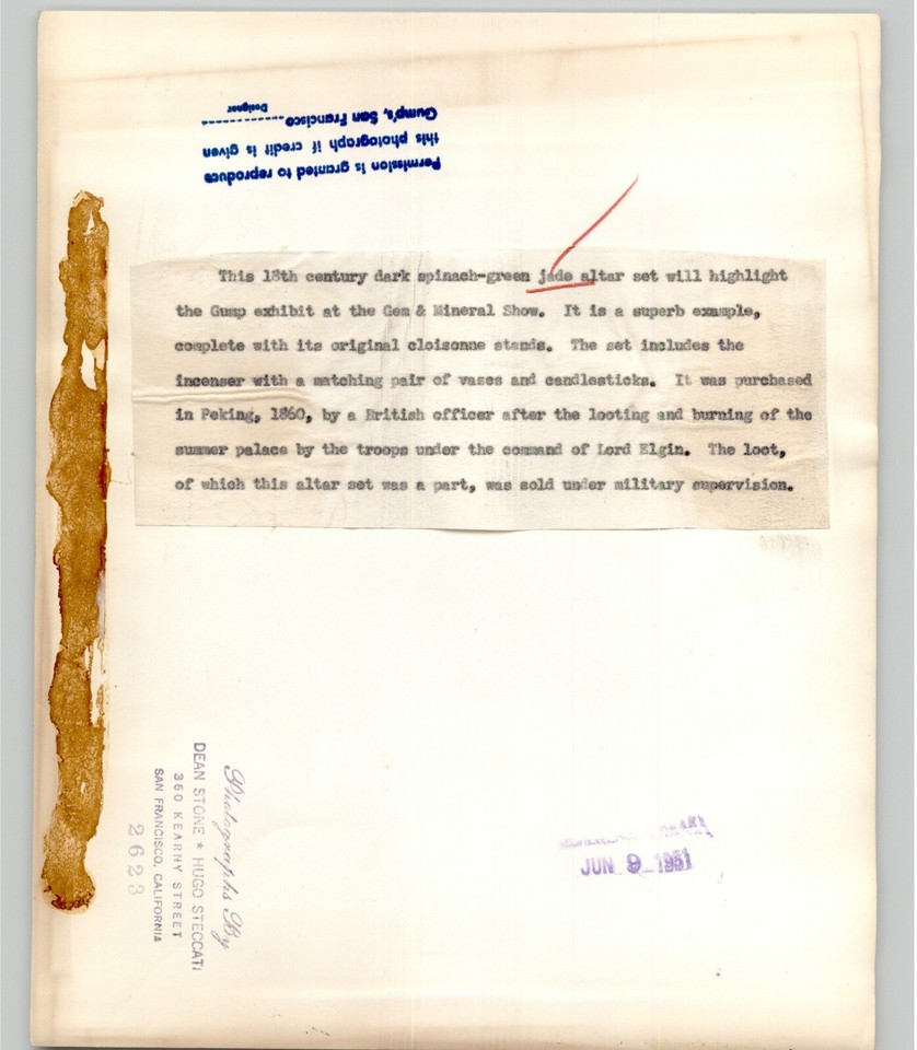 18th Century Dark Spanish JADE ALTAR Art VINTAGE 1951 Press Photo | eBay